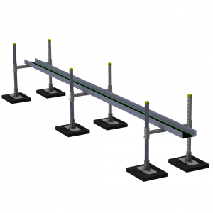 RTSH: Single Cable Tray Support - Rooftop Support Systems