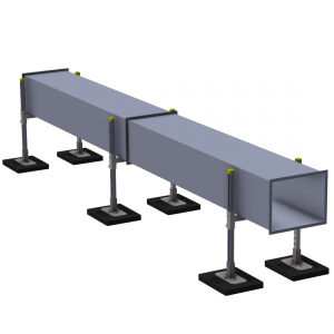 Duct Support on Roof | Single H-Stand - RTS