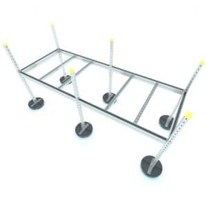 RTSEQ-LDF: Light Duty Condenser Unit Support - Rooftop Support Systems