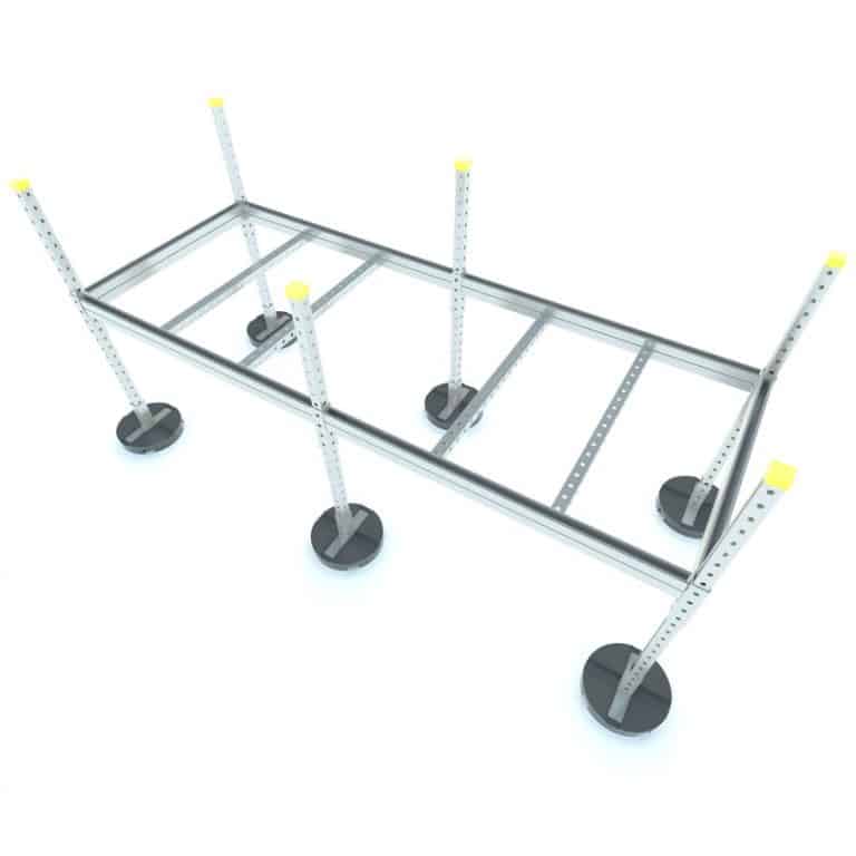 RTSEQ-LDF: Light Duty Condenser Unit Support - Rooftop Support Systems