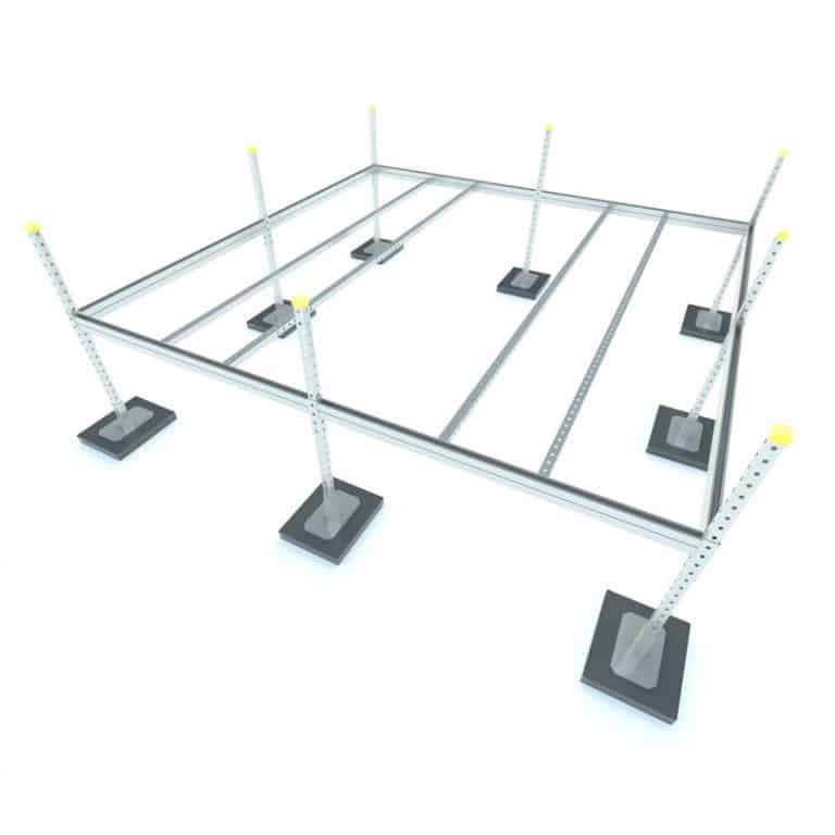 RTSEQ-MDF: Medium Duty Condenser Unit Support - Rooftop Support Systems