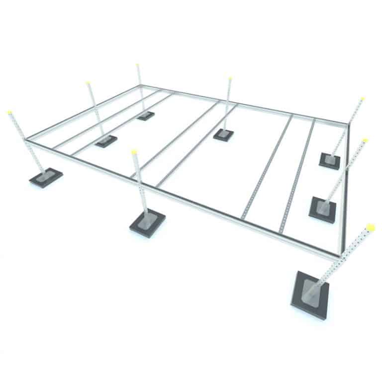 RTSEQ-MDF: Medium Duty Condenser Unit Support - Rooftop Support Systems