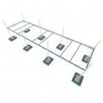 RTSEQ-MDF: Medium Duty Condenser Unit Support - Rooftop Support Systems