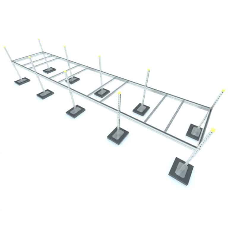 RTSEQ-MDF: Medium Duty Condenser Unit Support - Rooftop Support Systems