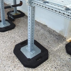 Heavy-Duty Rubber Base for siFramo - Rooftop Support Systems