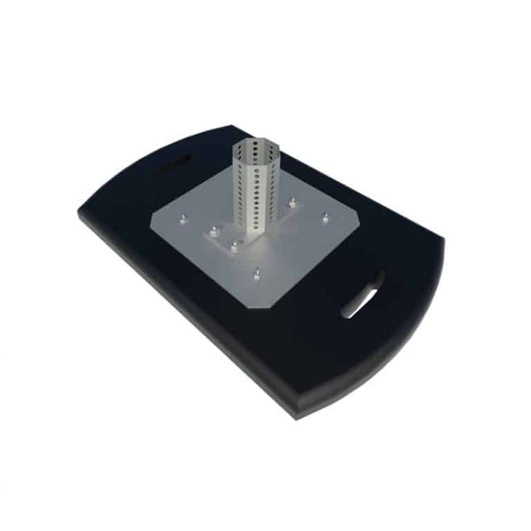 Heavy-Duty Rubber Base for siFramo - Rooftop Support Systems