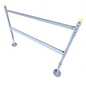RTSH-P-D: Direct Mount Double Duct Support - Rooftop Support Systems
