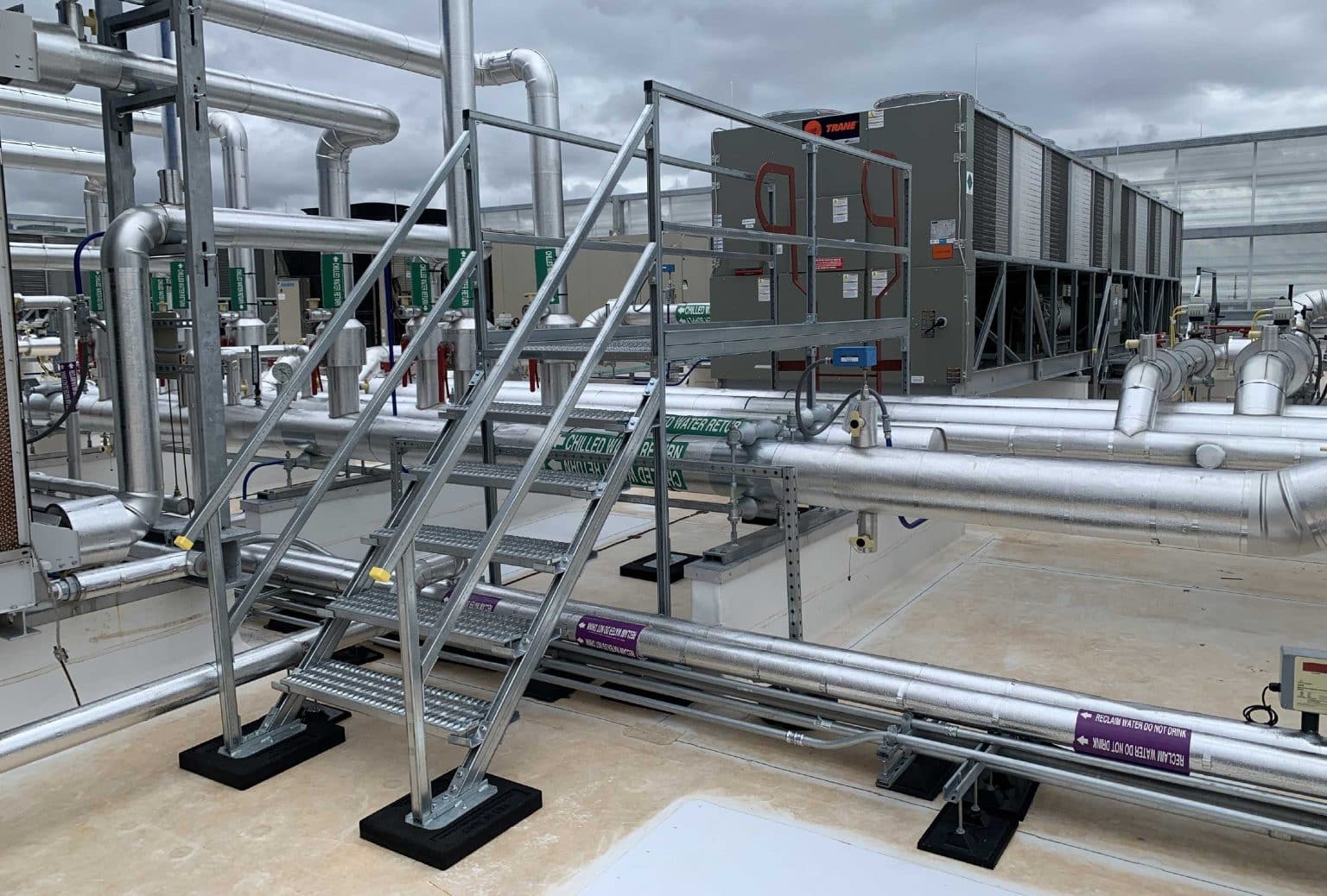 Roof Stairs, an Integral Part of Roof Safety Systems - Rooftop Support ...