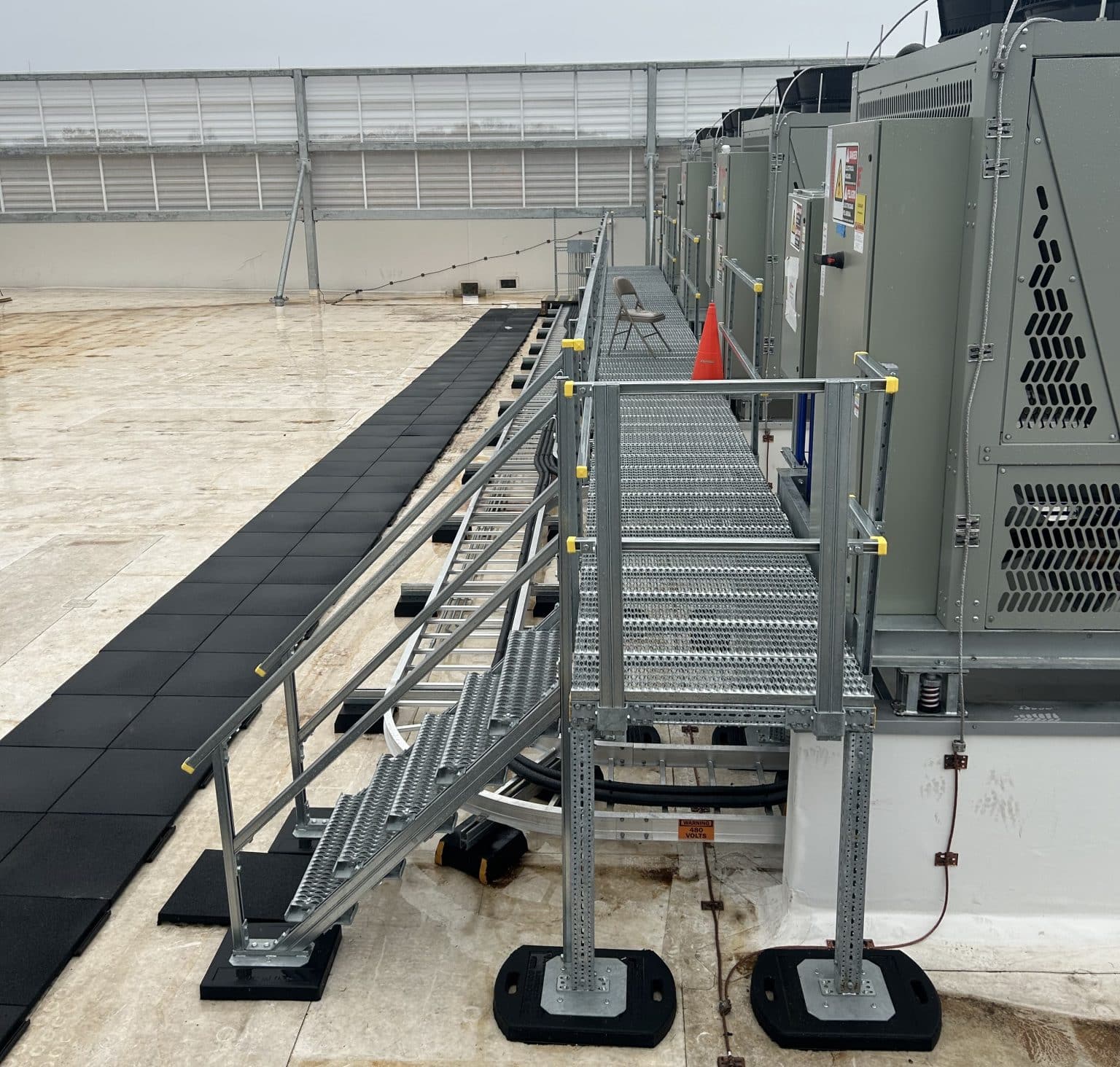 Roof Platform for Data Center HVAC | Rooftop Support Systems