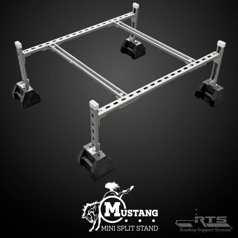 Mustang Mini Split Stands - Rooftop Support Systems