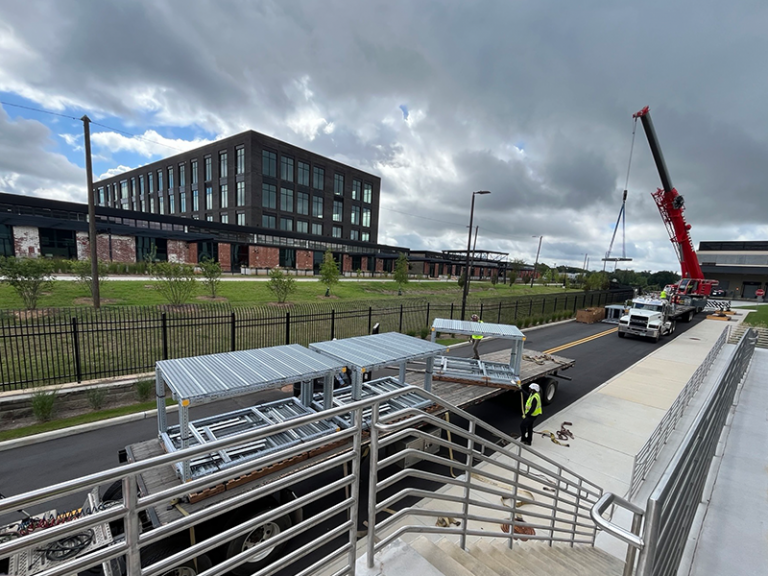 Prefabricated Structures Save Time on Roof Platform Installs | RTS